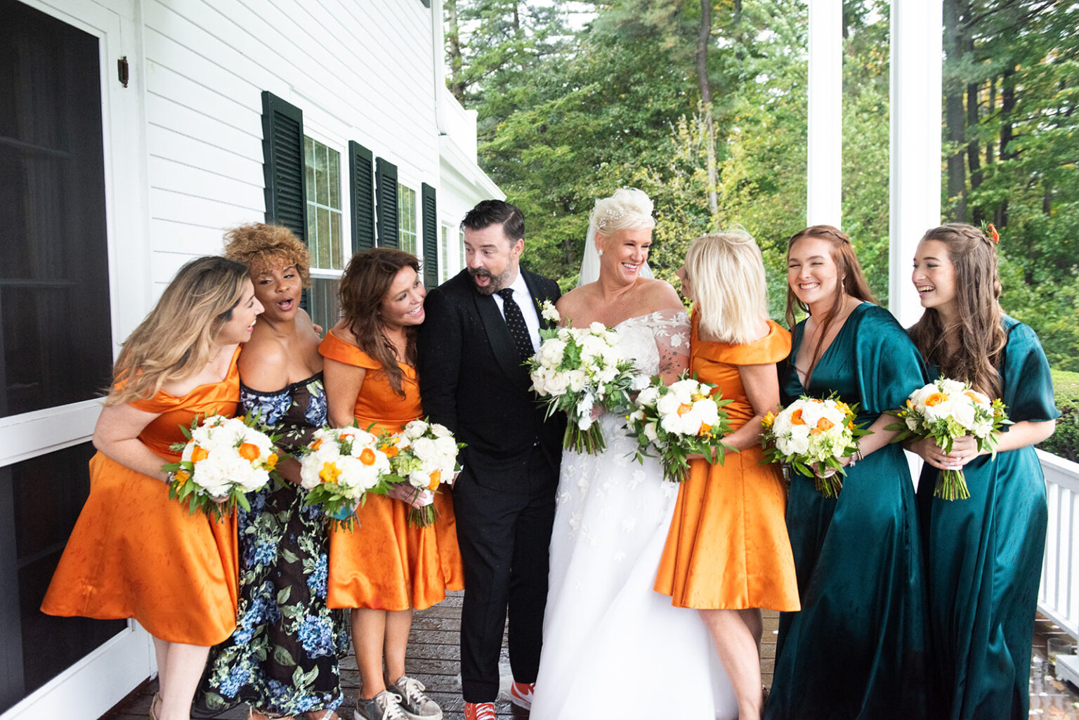 Anne Burrell marries Stuart Claxton in Upstate New York