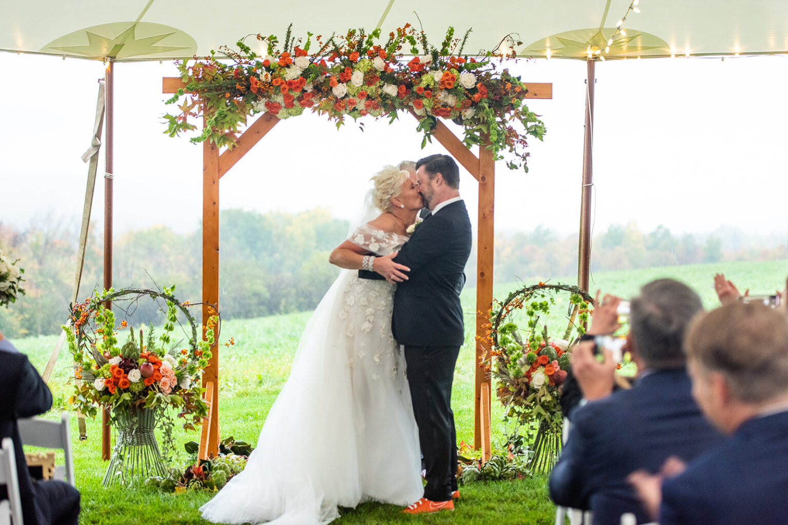Anne Burrell marries Stuart Claxton in Upstate New York
