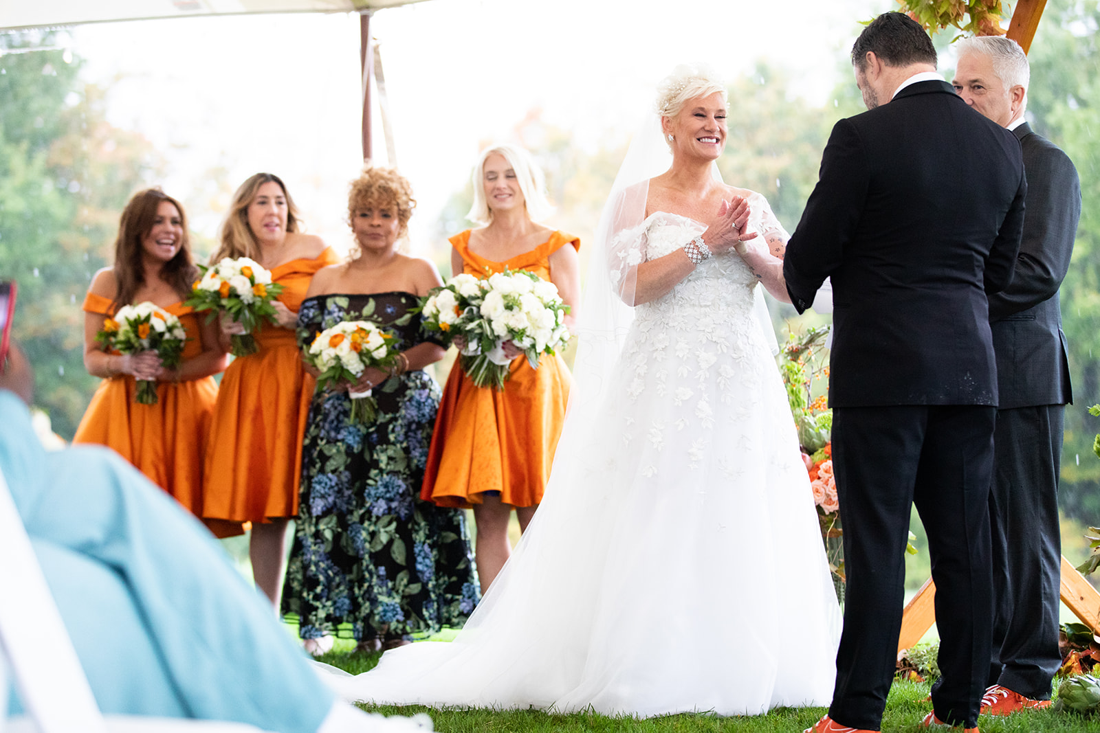 Anne Burrell marries Stuart Claxton in Upstate New York